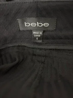 bebe | Dresses | Vintage Bebe Black Pinstripe Maxi Skirt With Flared ...